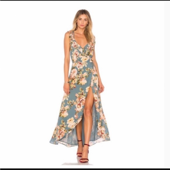 Privacy Please | Dresses | Privacy Please Blue Floral Dress | Poshmark